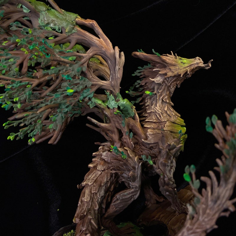 Miniature Forest Dragon - Etsy