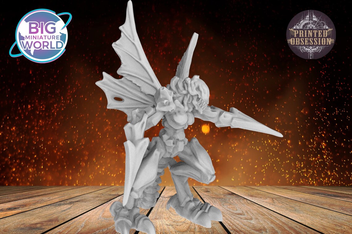 Bone Walkers Preprimed 3D Printed Miniature Models by | Etsy