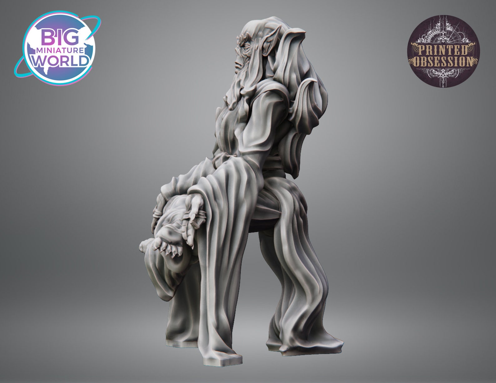 Gith Grandmaster Preprimed 3D Printed Miniature Model by | Etsy