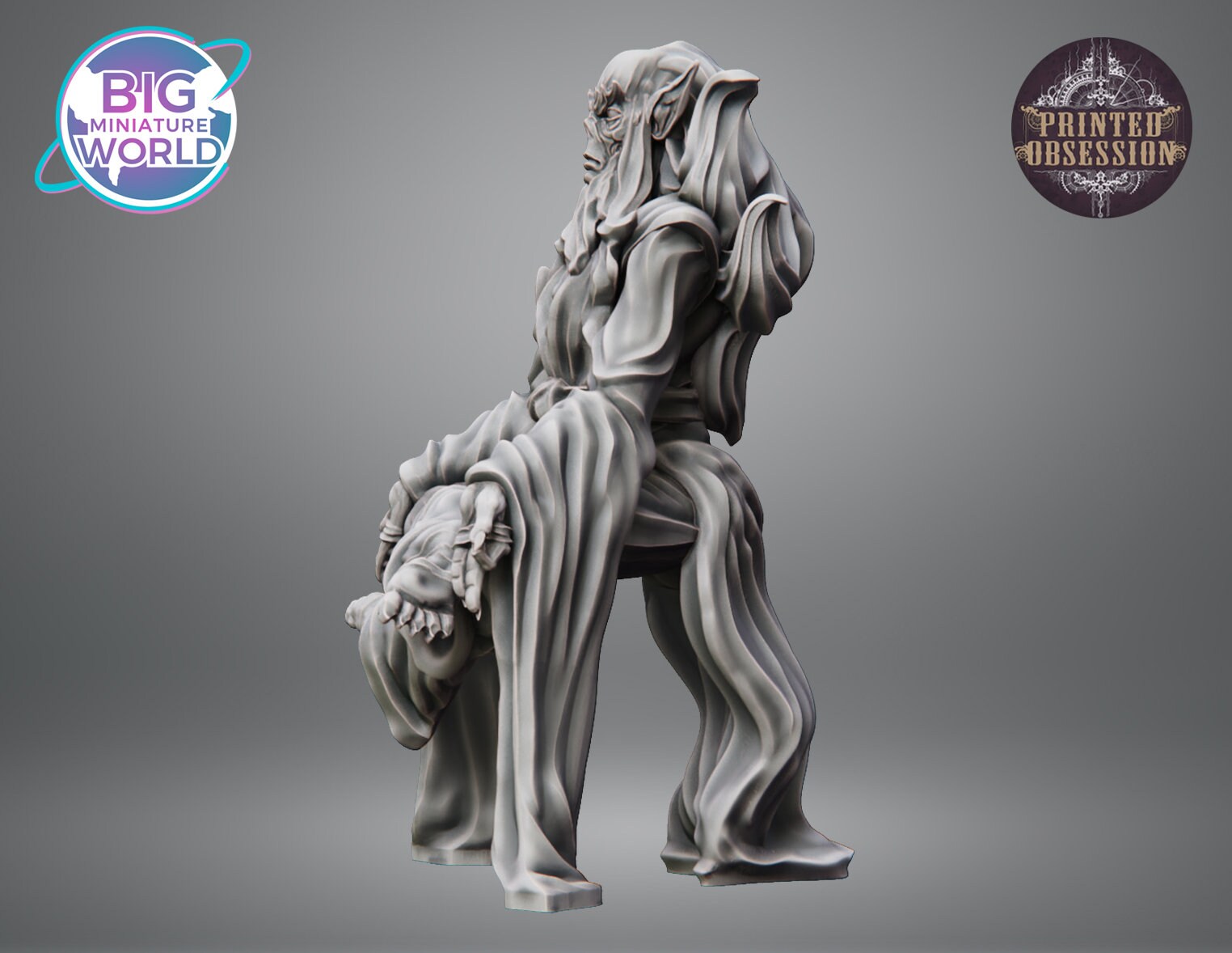 Gith Grandmaster Preprimed 3D Printed Miniature Model by | Etsy