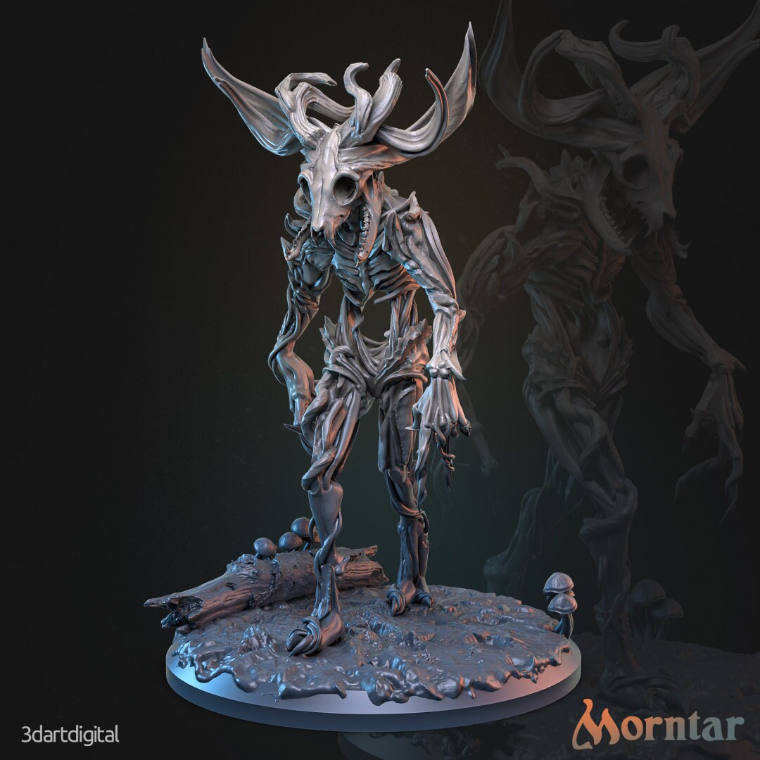 Morntar the Undead Minotaur the Spider's Den Collection Preprimed 3D ...