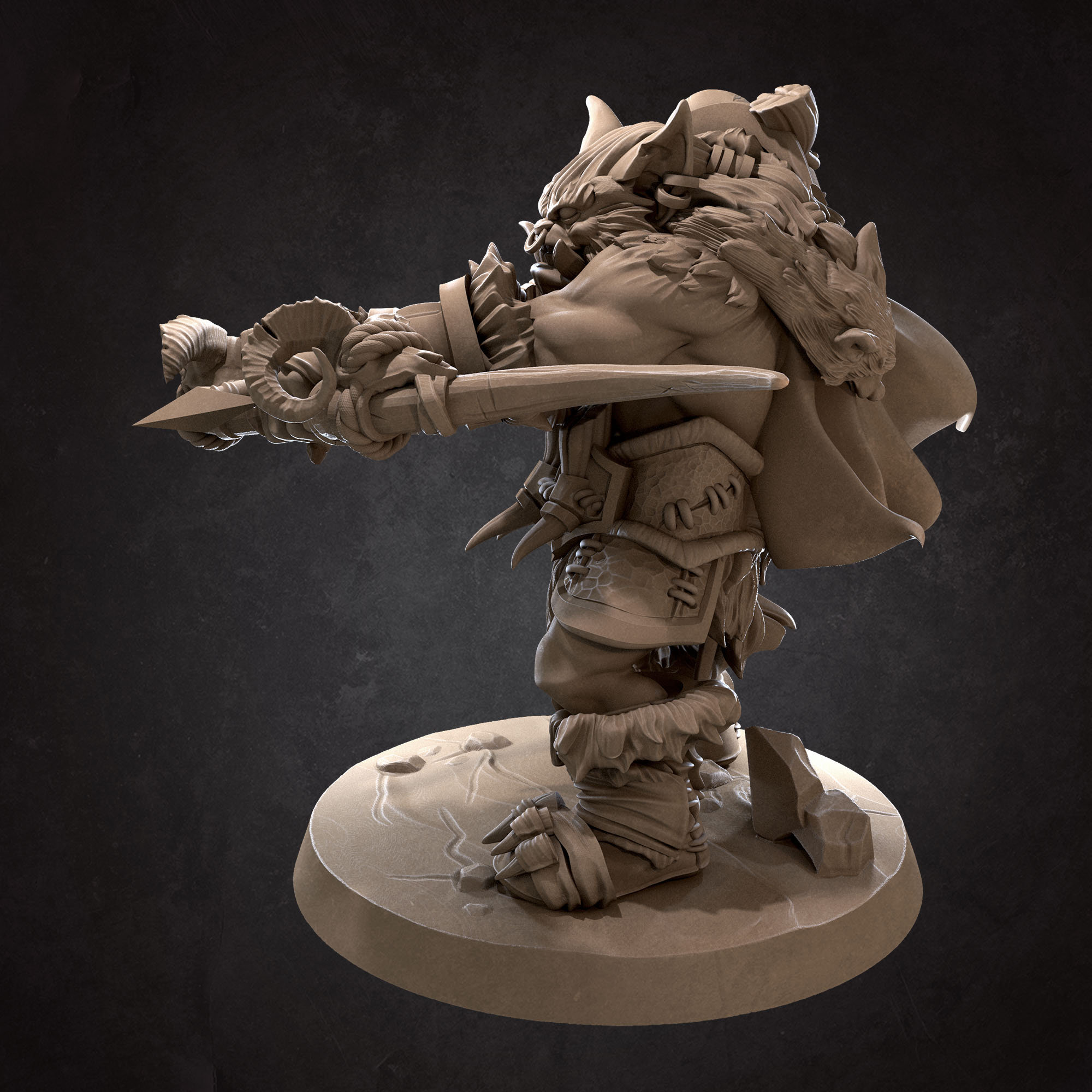 Bugbear Hunter 28mm 32mm Scale Options Primed 3D Printed - Etsy