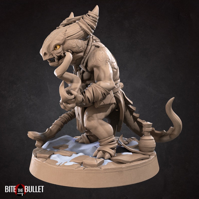 Kobold Sorcerer 28mm 32mm Scale Options Primed 3D Printed - Etsy