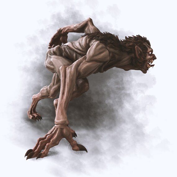 Role Playing Miniatures Toys & Games Wind Wolf Preprimed 3D Printed ...