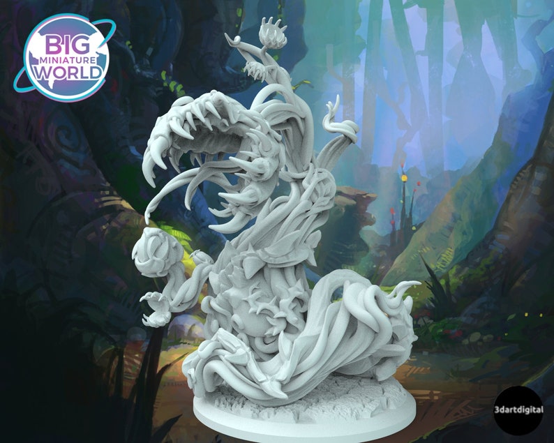 Vine Leviathan of the Corrupted Wood Preprimed 3D Printed - Etsy