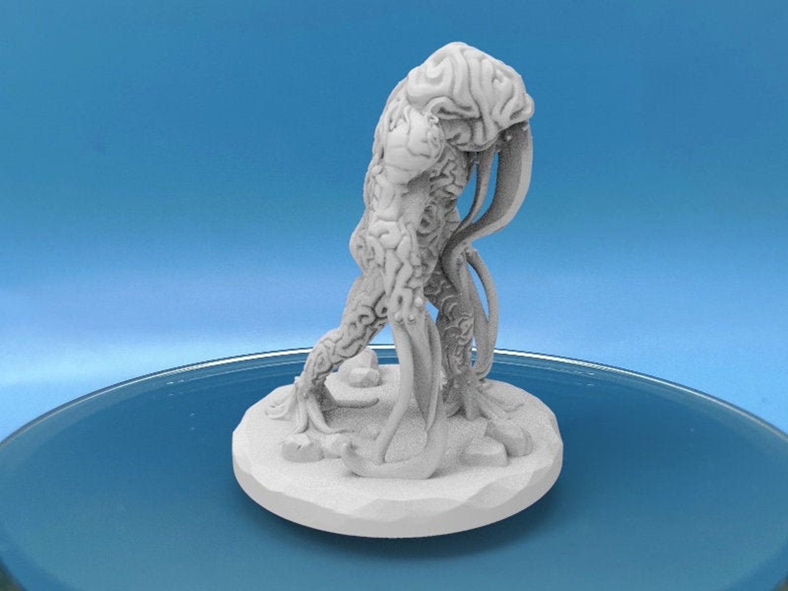 Brain Golem Primed 3D Printed Miniature Model for | Etsy Brain Golem Primed 3D Printed Miniature Model for | Etsy