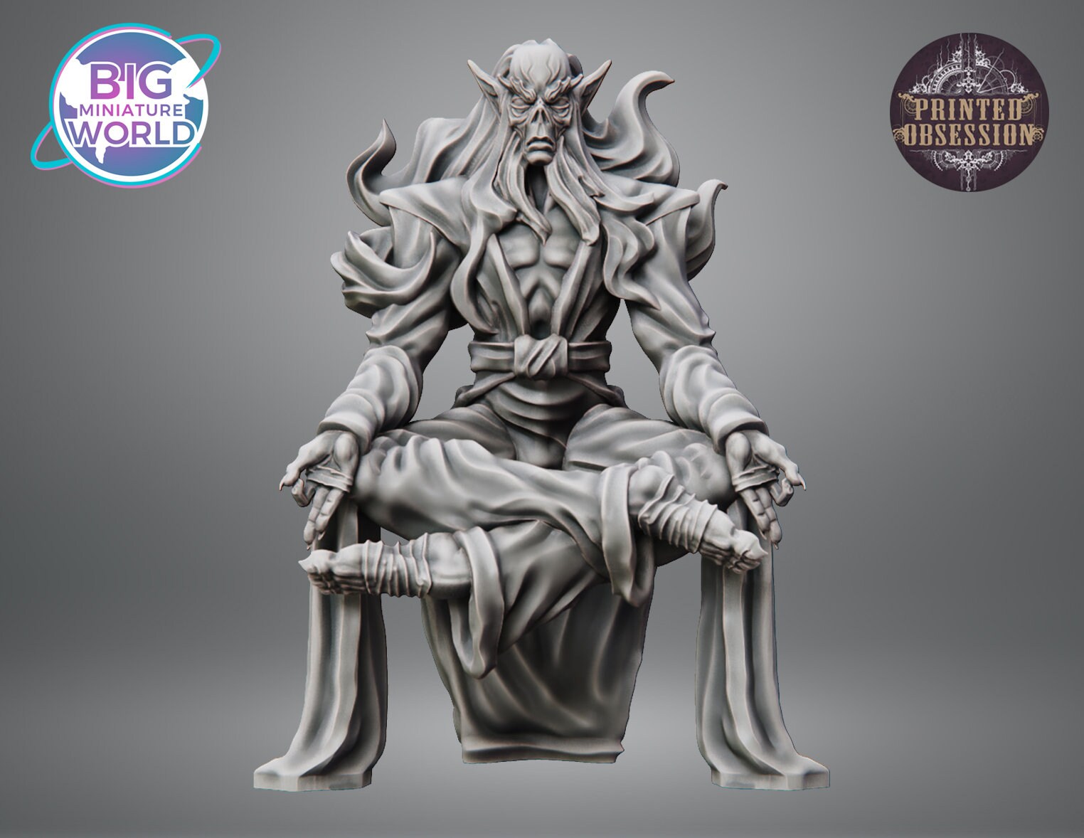 Gith Grandmaster Preprimed 3D Printed Miniature Model by | Etsy
