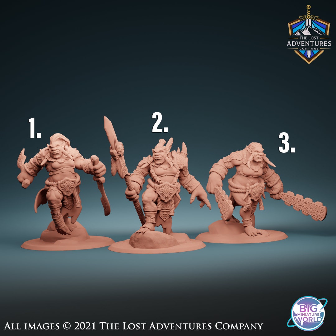 Amberhusk Troll Hunters 32mm-scale Model by Lost Adventures Preprimed 3D Printed Resin Mini for ...