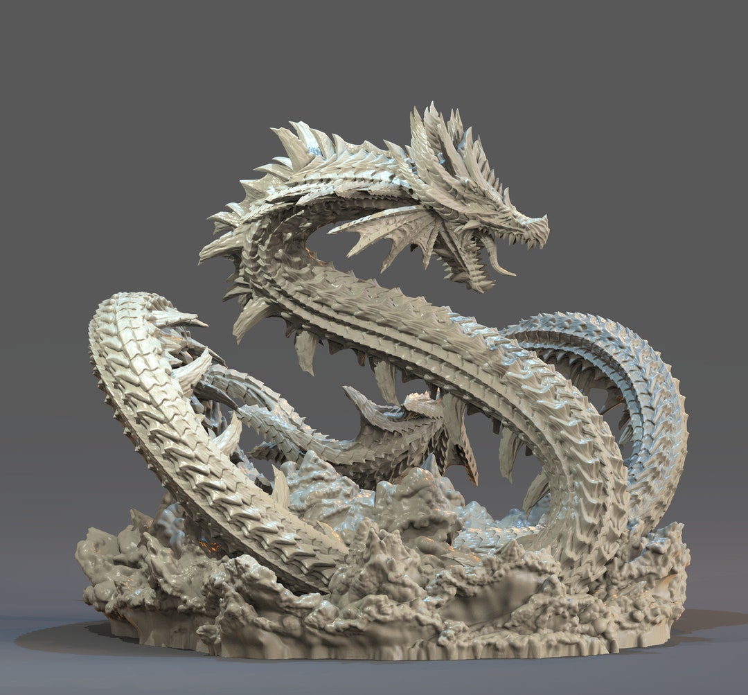 Leviathan Primed 3D Printed Resin Model by Clay Cyanide Angels and ...