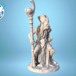 Mummy Mage Primed 3D Printed Miniature Model for Roleplaying Games - Etsy