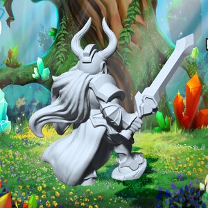 Dwana the Dwarven Queen hold My Dwarf Primed 3D Printed - Etsy Canada