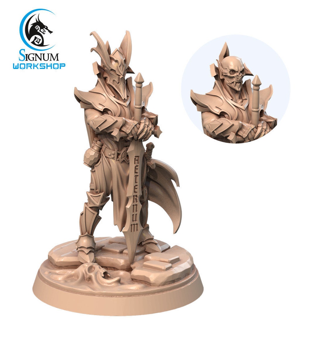 Lucian, the Thawed Blood vampire 28mm-32mm Scale Preprimed 3D Printed ...