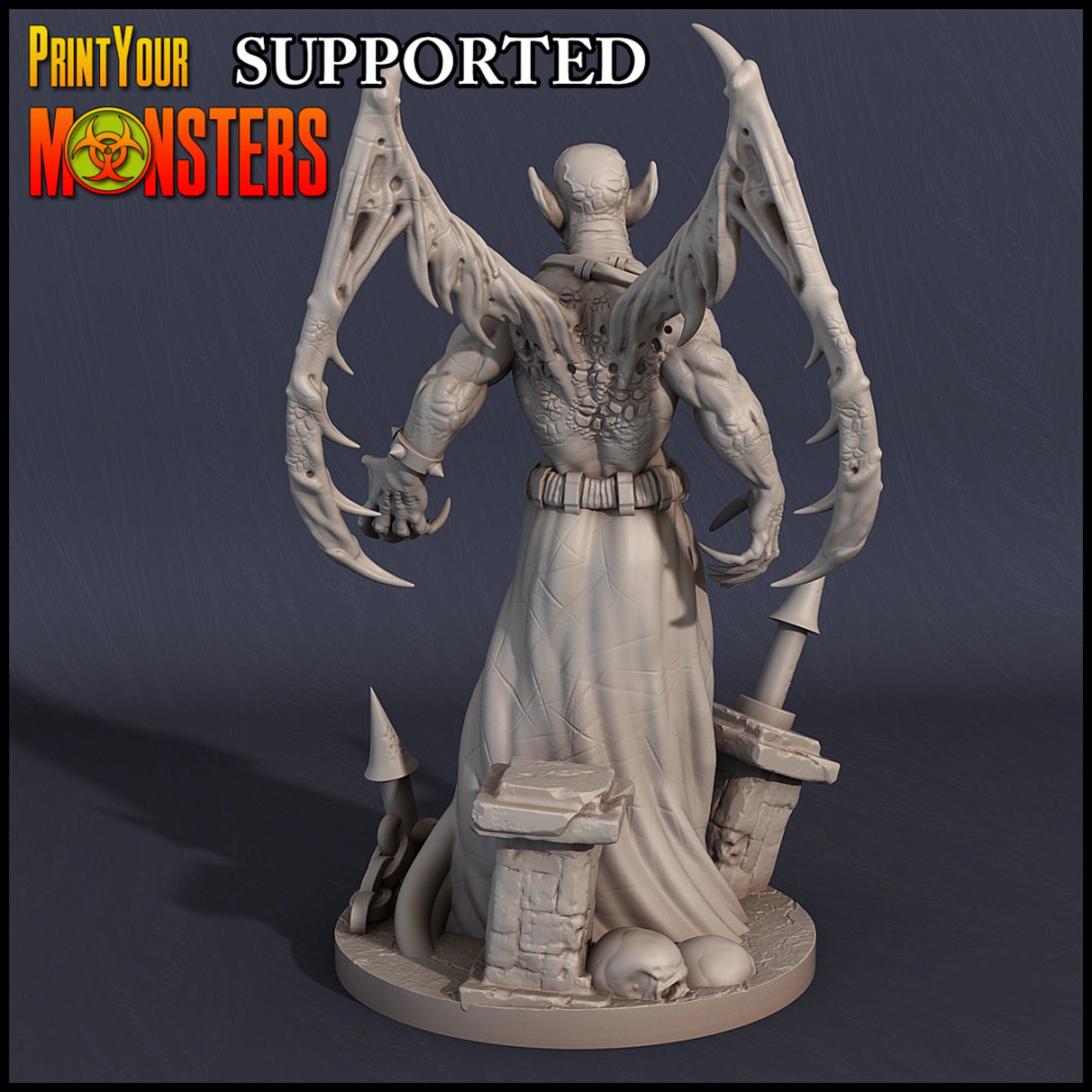 Vampire Lord 25mm & 32mm Base-scale Options Preprimed - Etsy
