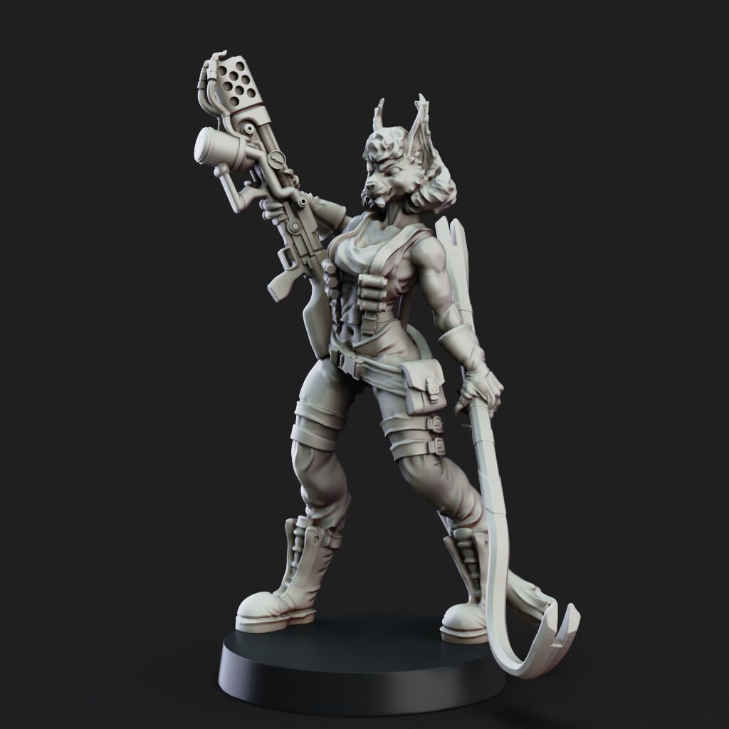 Riply Preprimed 3D Printed Miniature Resin Model by Printed | Etsy