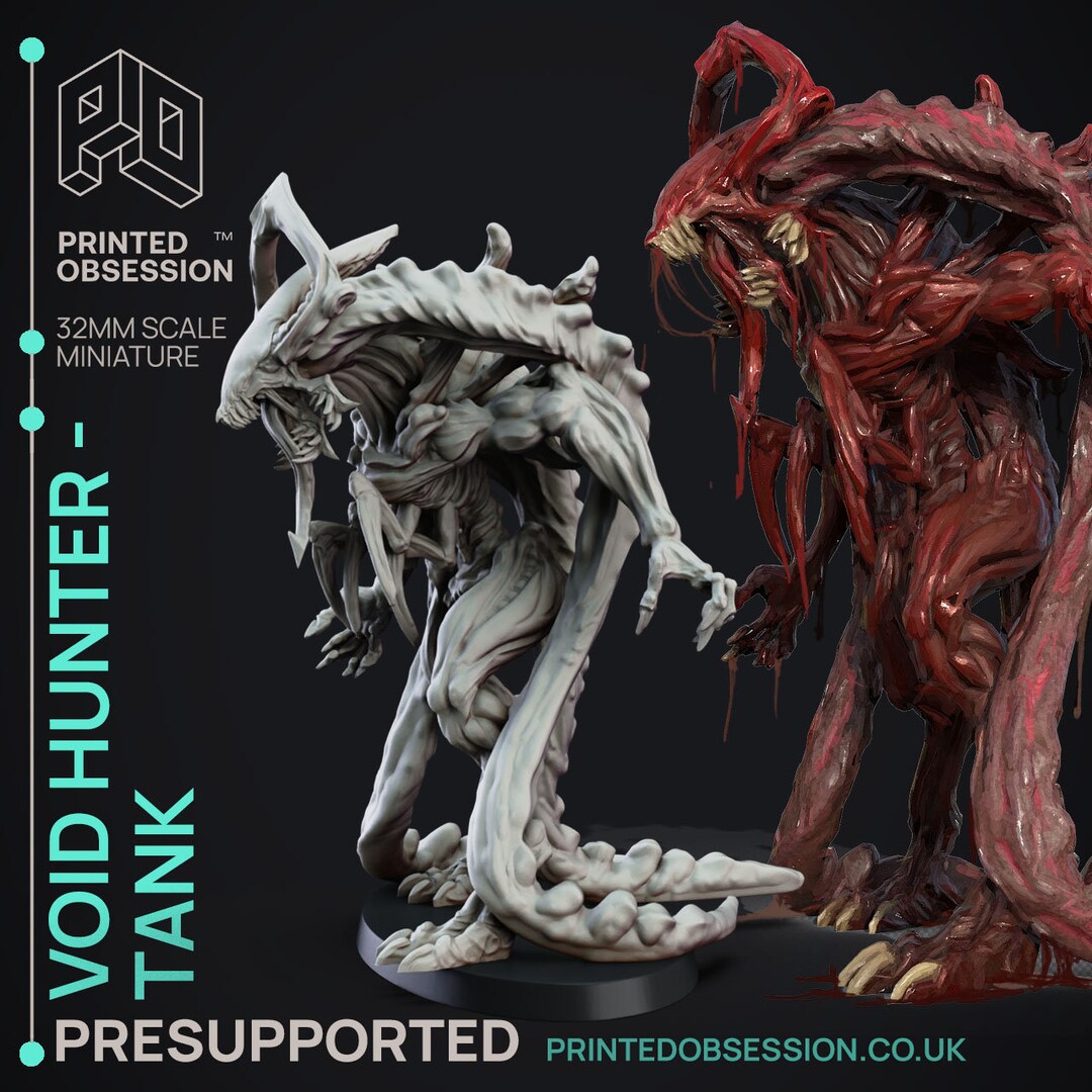 Void Hunter Tank Preprimed 3D Printed Miniature Resin Model by Printed ...