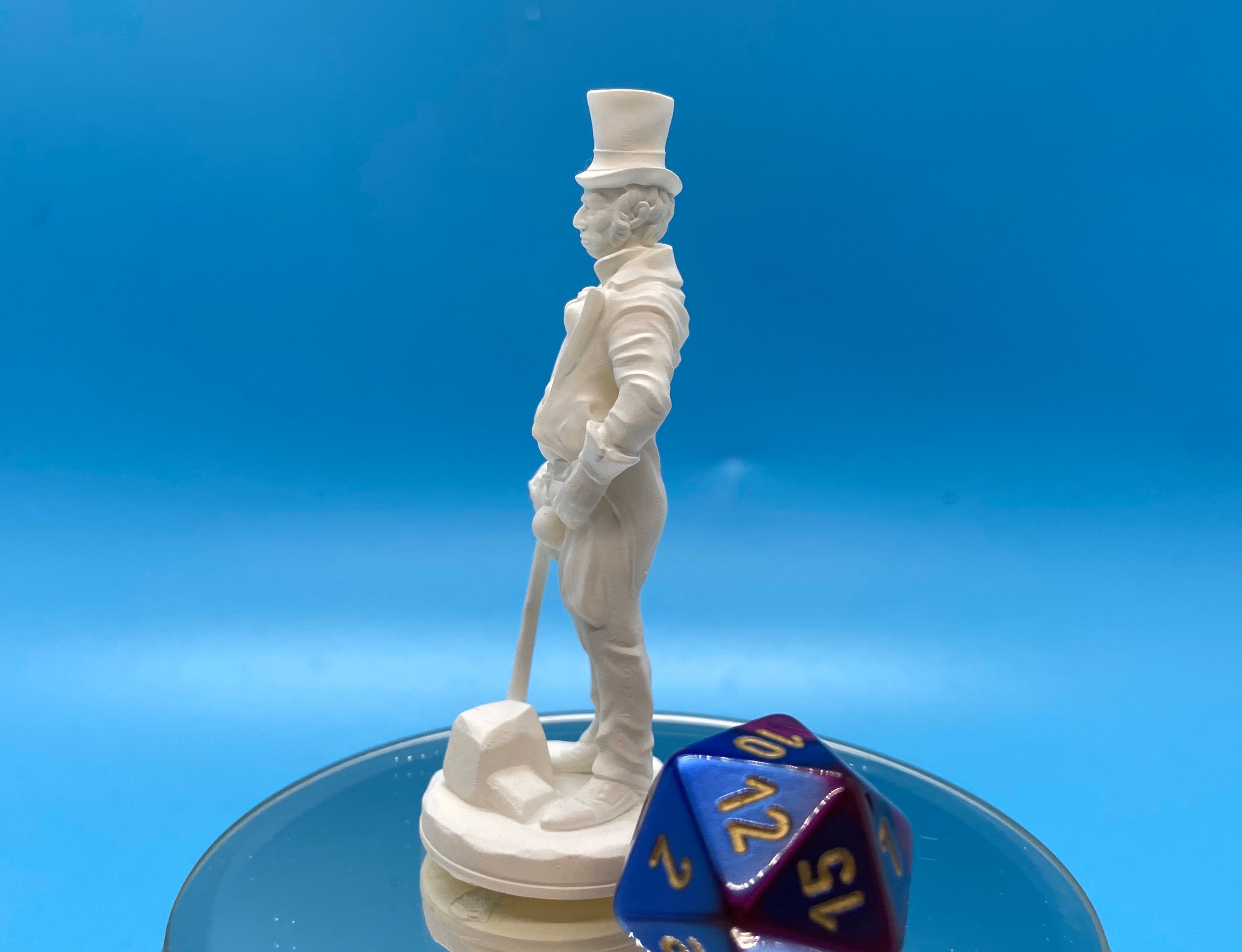 primed 3D Printed Miniature Model for DnD and Roleplaying Games Jekyll ...