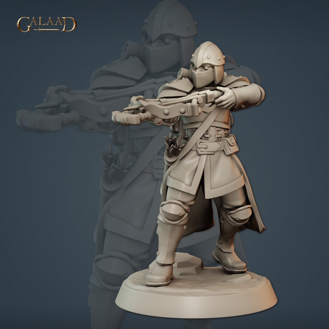 Crossbow Guard 3 Pose Options Vanguard Collection Preprimed 3D Printed ...