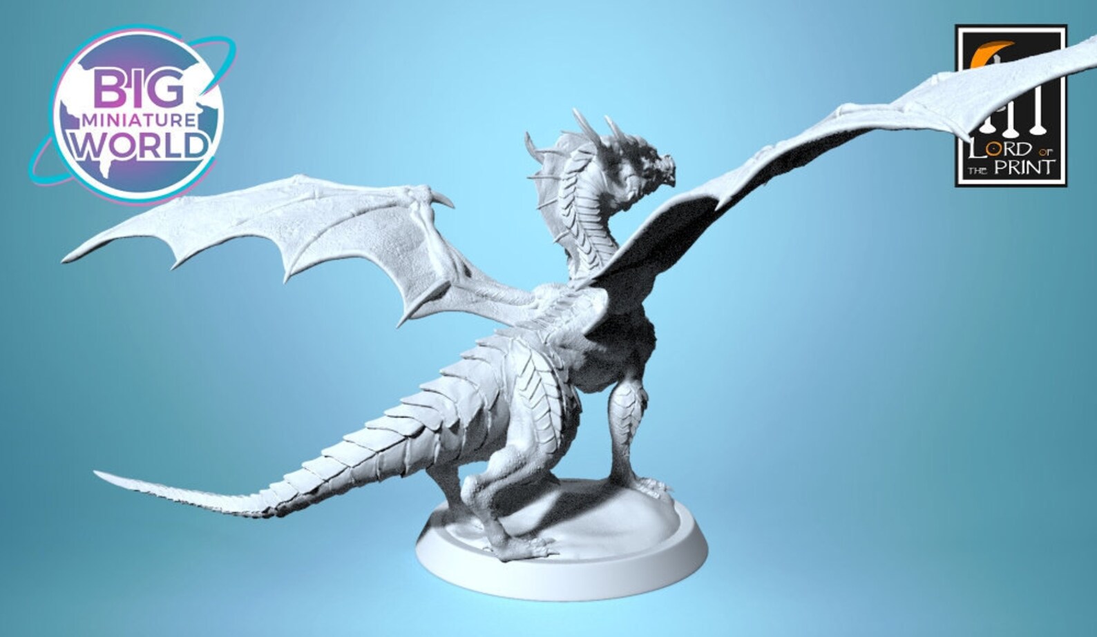Baby Dragon 3D Printed Preprimed Miniature Model by Lord of - Etsy