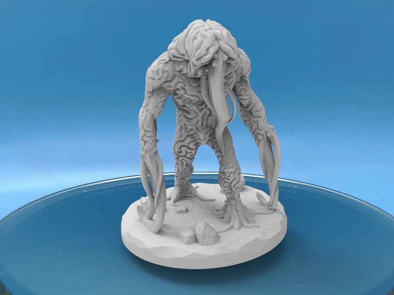 Brain Golem Primed 3D Printed Miniature Model for | Etsy Brain Golem Primed 3D Printed Miniature Model for | Etsy