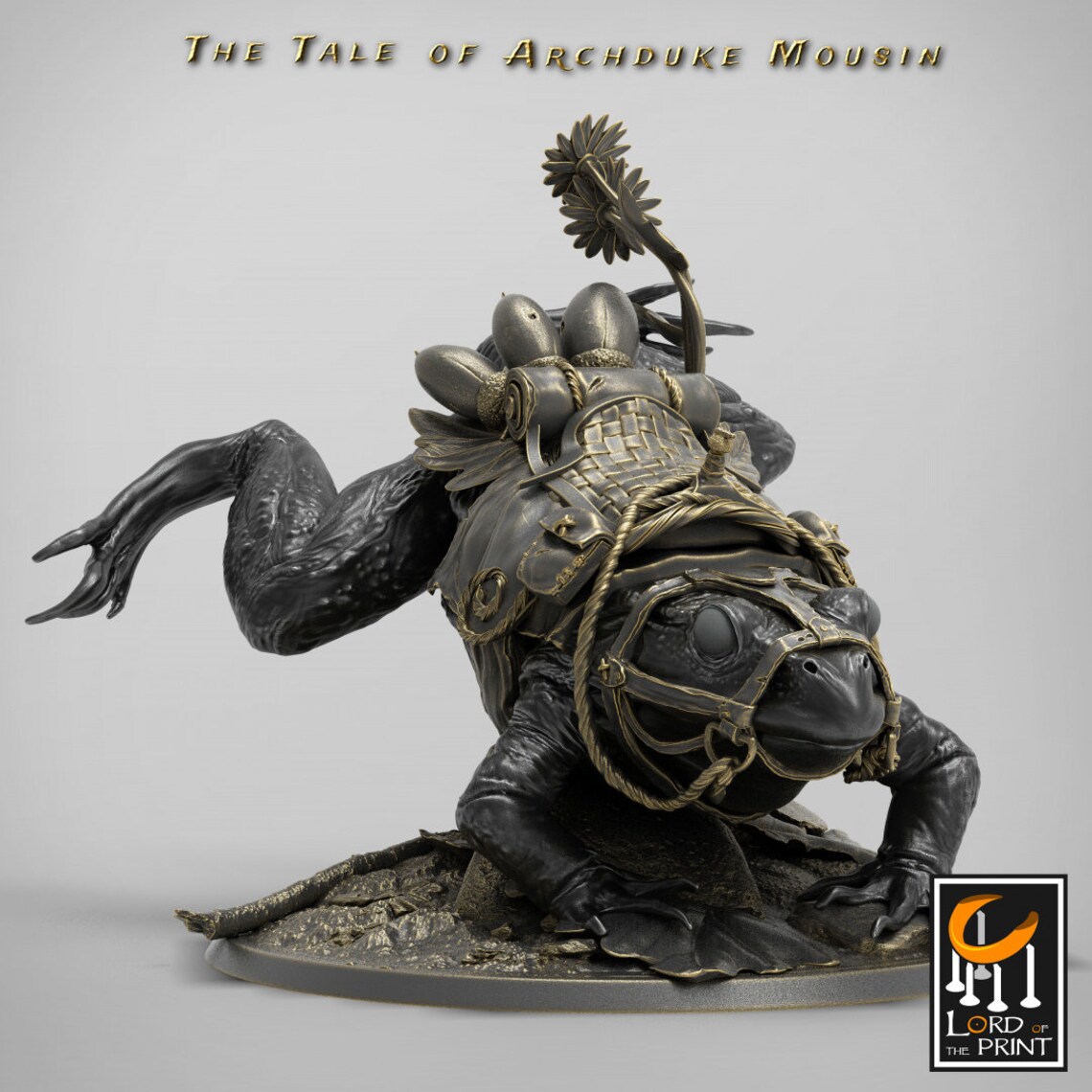 Frog Land Mounted 3 Model Options on a 75mm Base 3D - Etsy