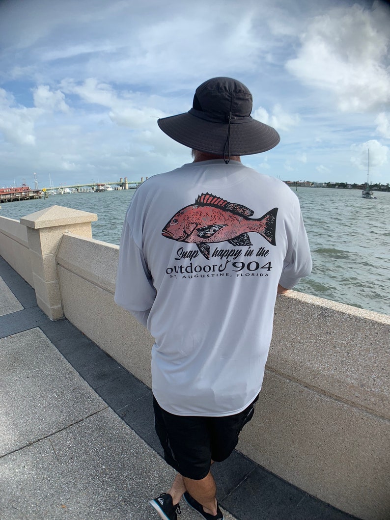 Red Snapper Fish Long Sleeve Performance Shirt Outdoor904 - Etsy
