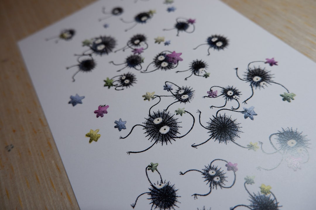 Soot Sprites A5 Print - Etsy