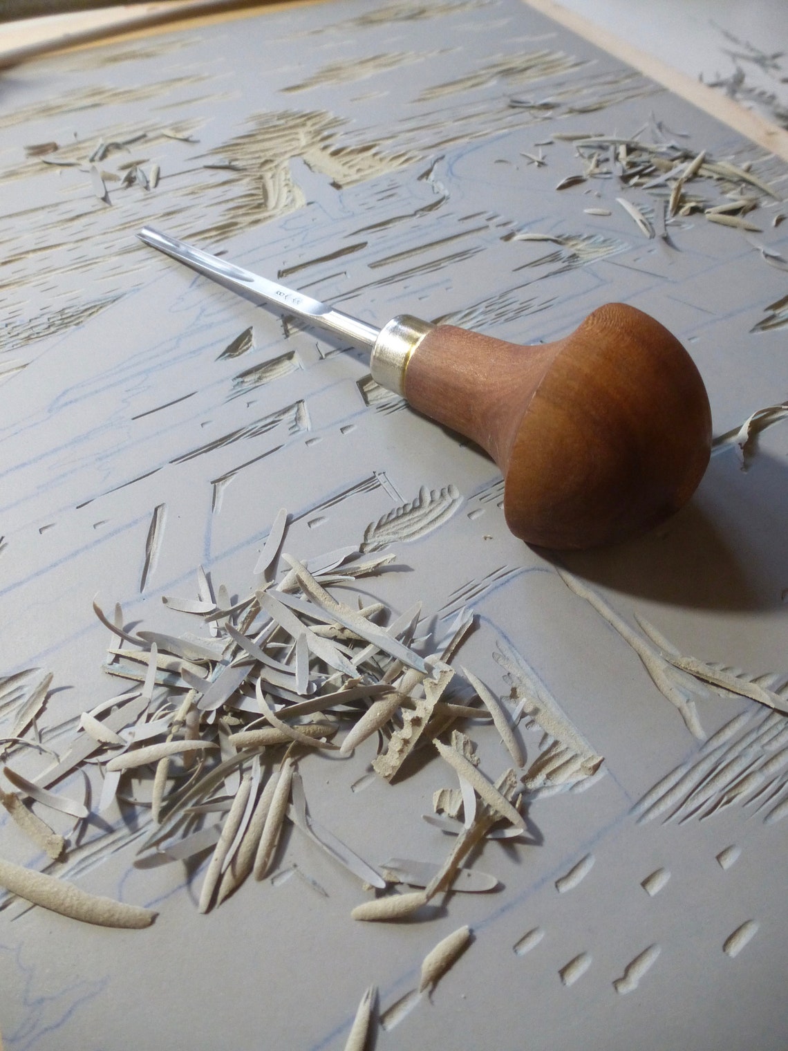 Reflections. Original Lino Print. Version 1 Edition of 7. Hand - Etsy