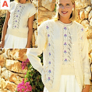 Six Assorted Twinset Knitting Pattern Bundle Selection, Ladies Twinset ...