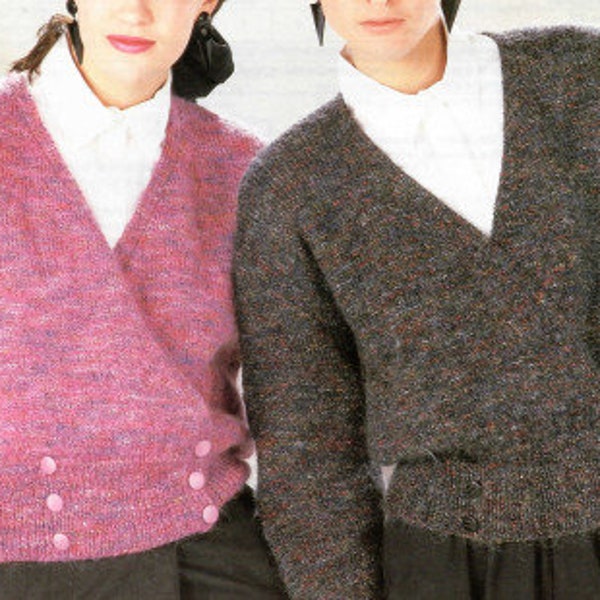 Crossover Cardigan - Etsy New Zealand