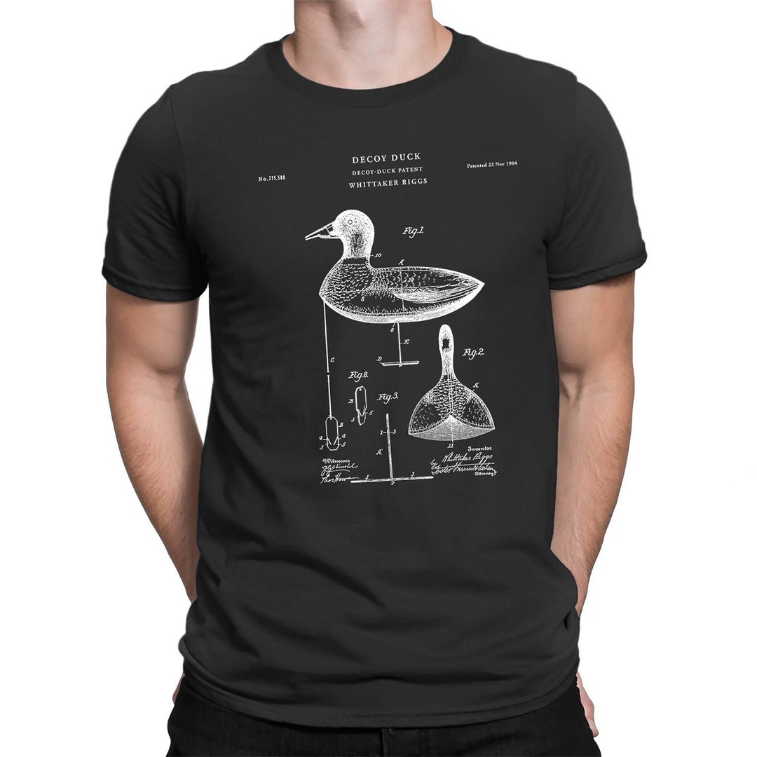 Duck Decoy Patent T-shirt, Vintage Hunting Gift, PT40 - Etsy