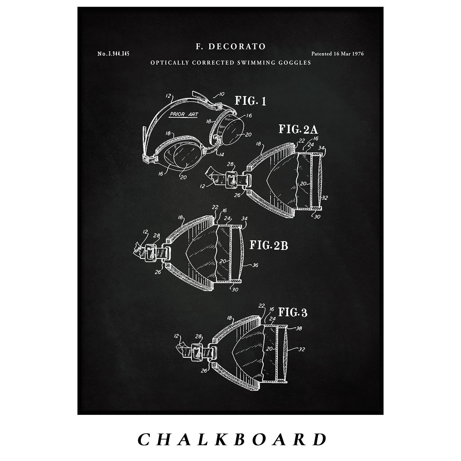 Swimming Goggles Poster Swimming Wall Art Swimming Gifts | Etsy