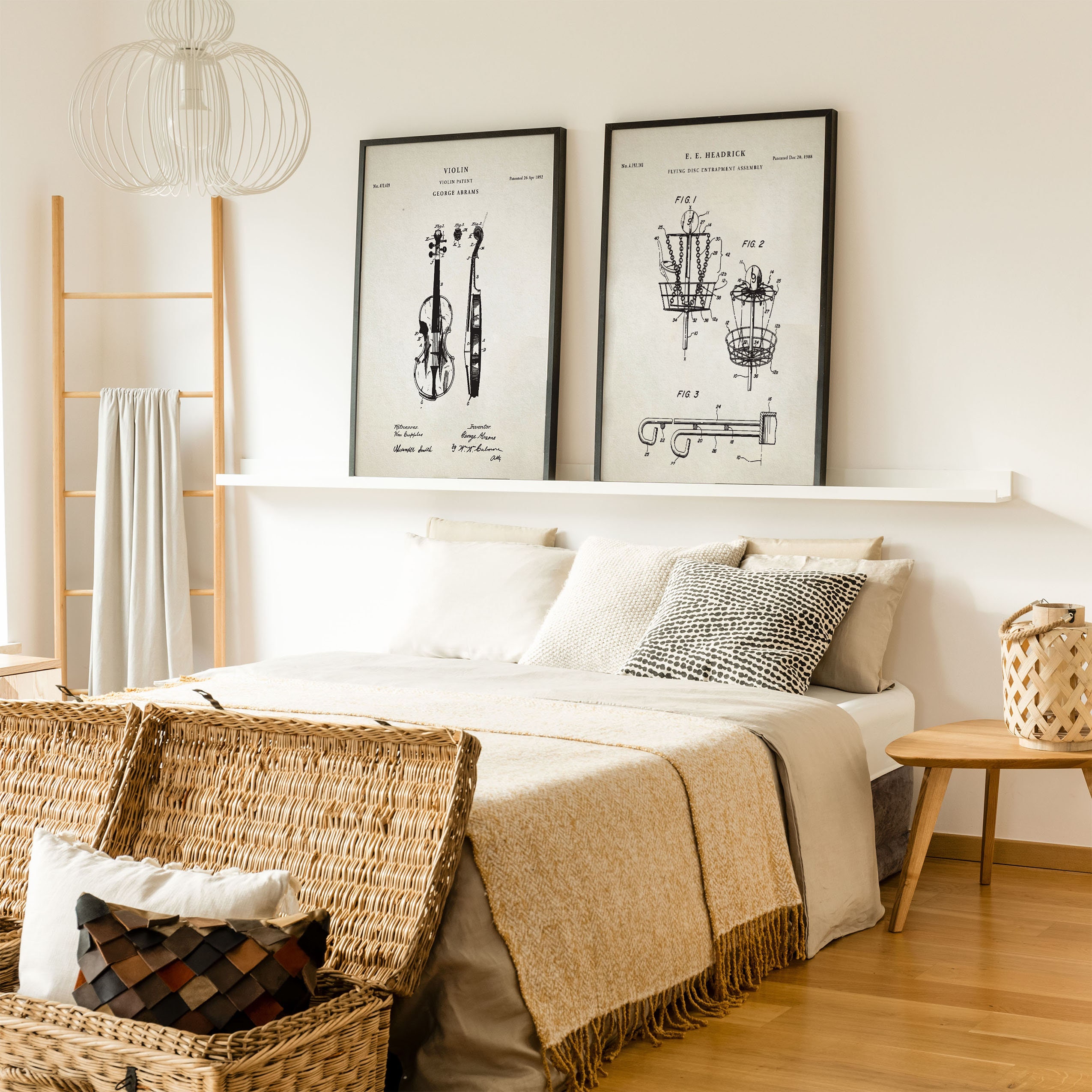 Disc Golf Poster Disc Golf Basket Patent Print Frisbee - Etsy