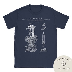 Fusion Reactor Patent Shirt Vintage Nuclear Reactor Patent Art Shirt ...