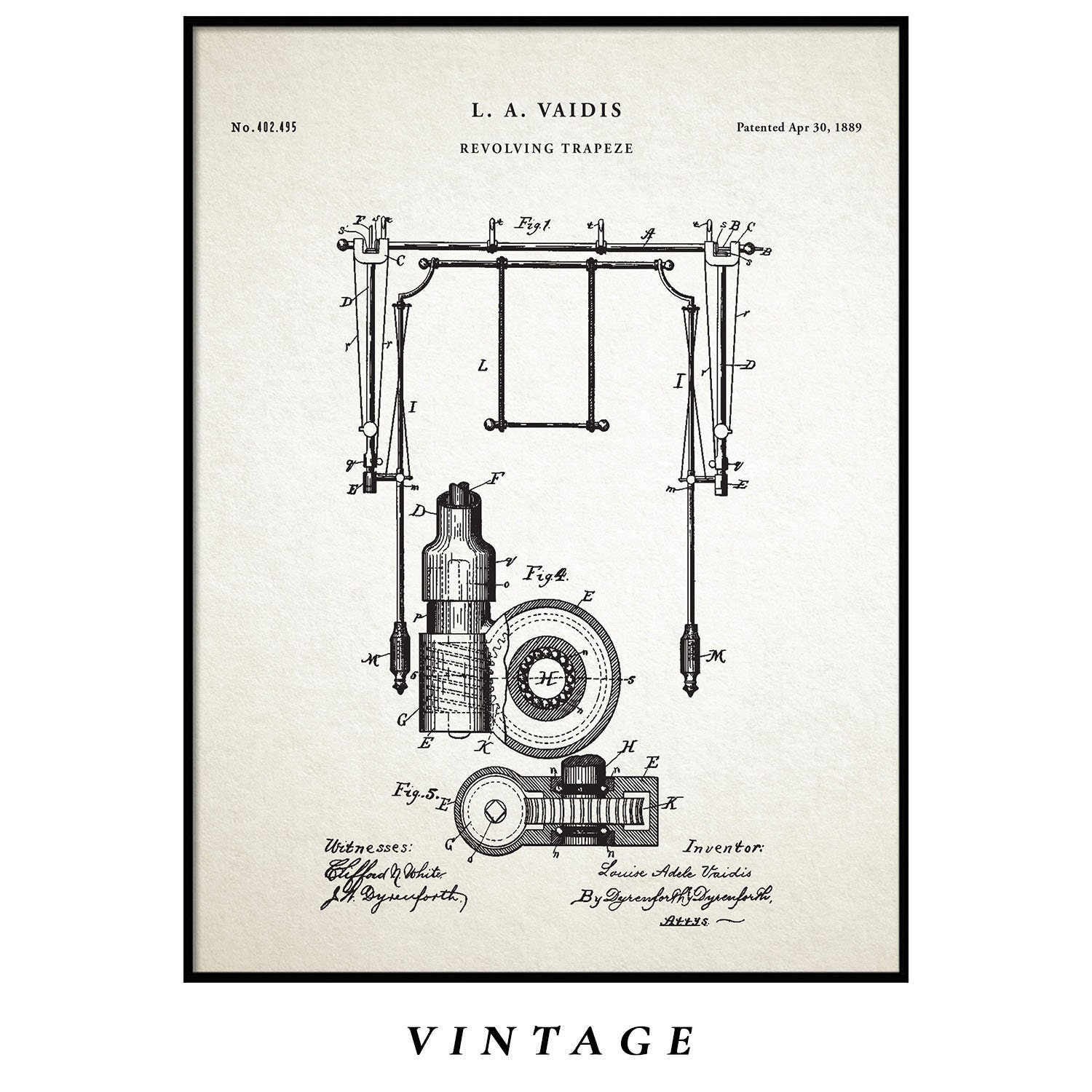 Trapeze Poster Trapeze Wall Art Trapeze Gifts Wall Prints - Etsy