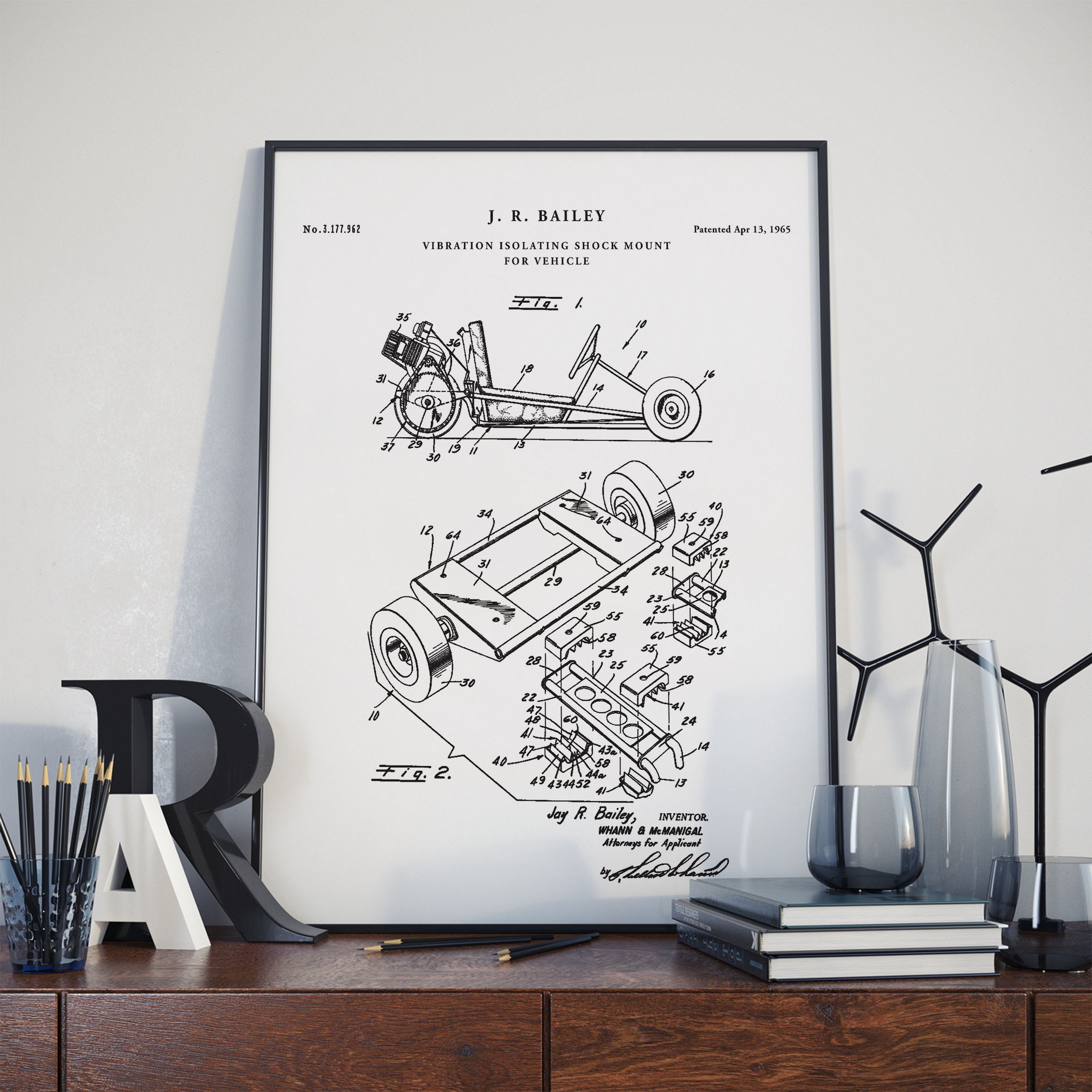 Go Karting Patent Print Go Kart Shock Mount Blueprint - Etsy