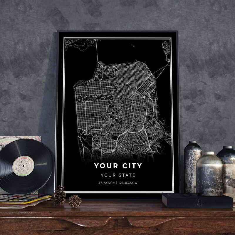 Custom Map Gifts - 60+ Gift Ideas for 2025