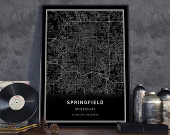 Springfield Missouri Poster - Etsy