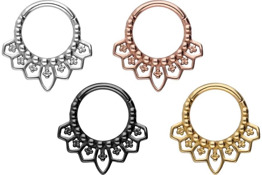 Piercinginspiration® Oriental Clicker Ring Piercing | Etsy