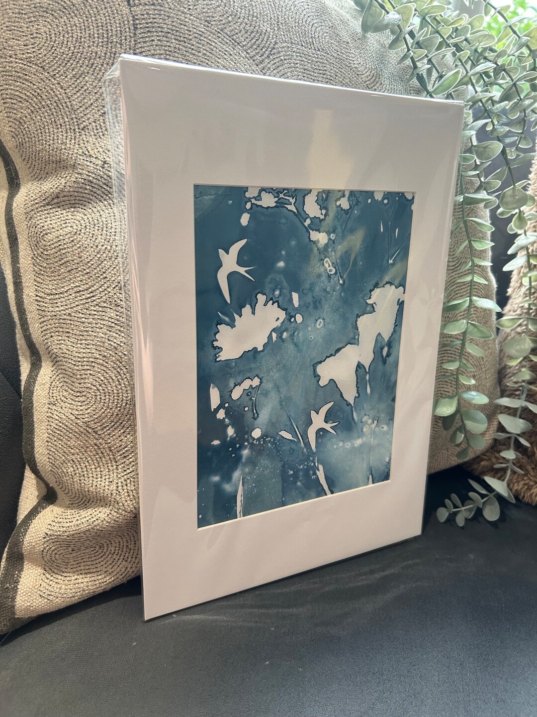 Wildflower A4 Original Mounted Cyanotype Prints by Emy Spinks - Etsy