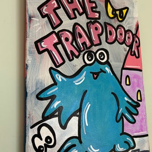 Berk the Trap Door Cartoon Inspired Original 11.5x16.5inch Canvas by ...