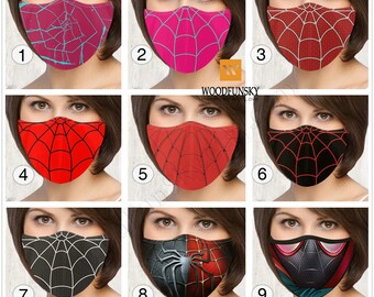 Spiderman Face Mask Filter - Etsy