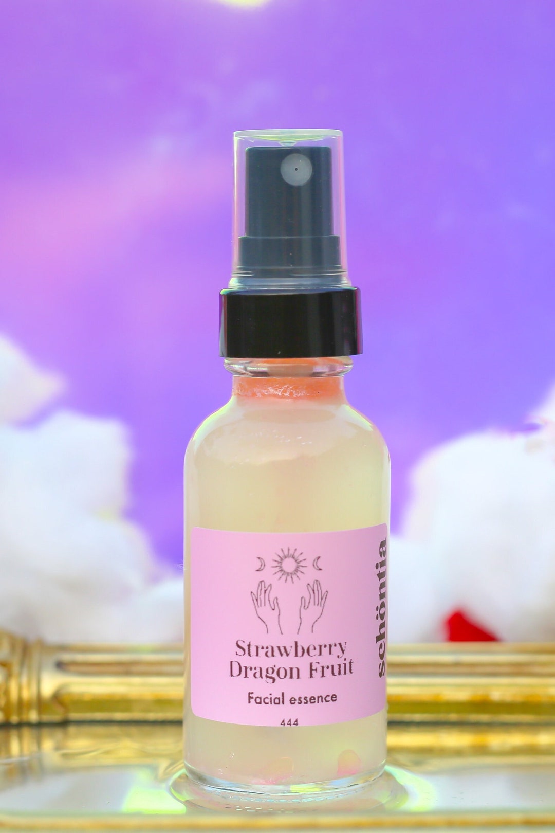 Rose Water + Strawberry Mushroom Face Mist, Rose Herbal Essence ...