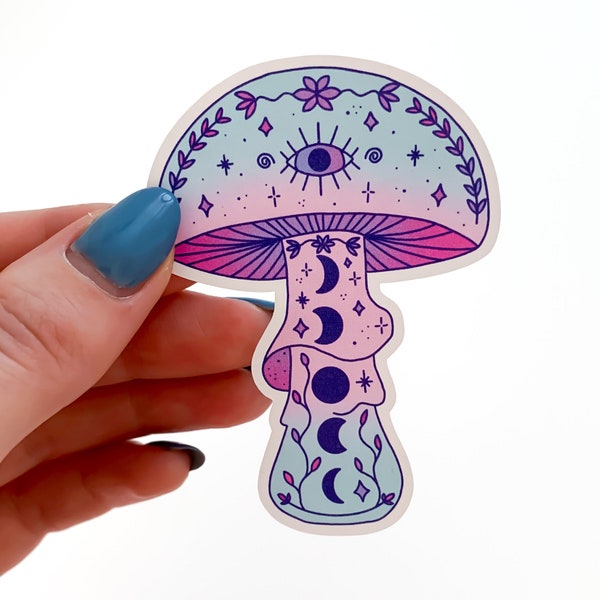 Psychedelic Waterproof Stickers - Etsy