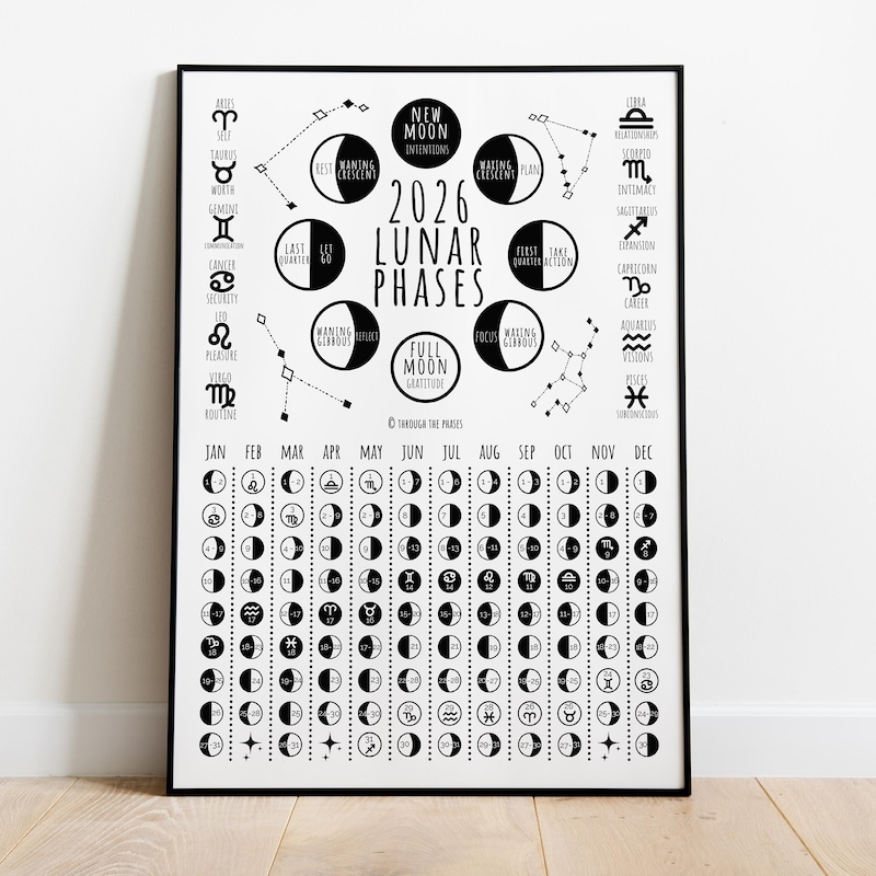 2026 Astrology Stickers - Etsy UK