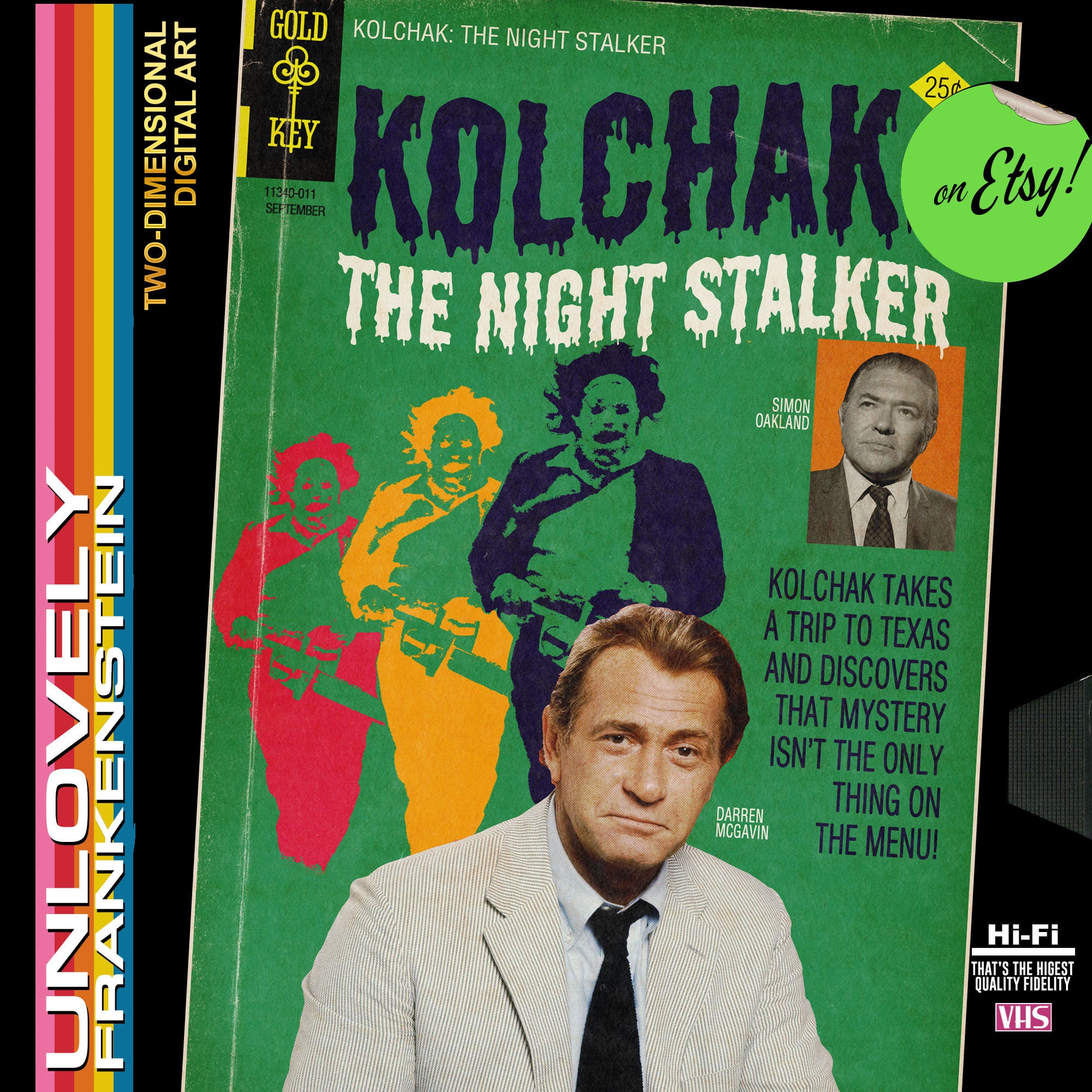 Kolchak the Night Stalker: Gone to Texas 11x17 Art Print - Etsy Canada