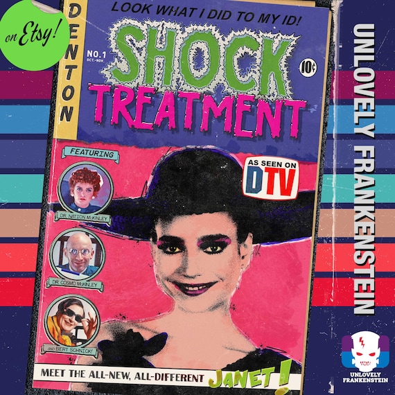 Shock Treatment 1981 Retro-style Comic Poster 11x17 Art | Etsy
