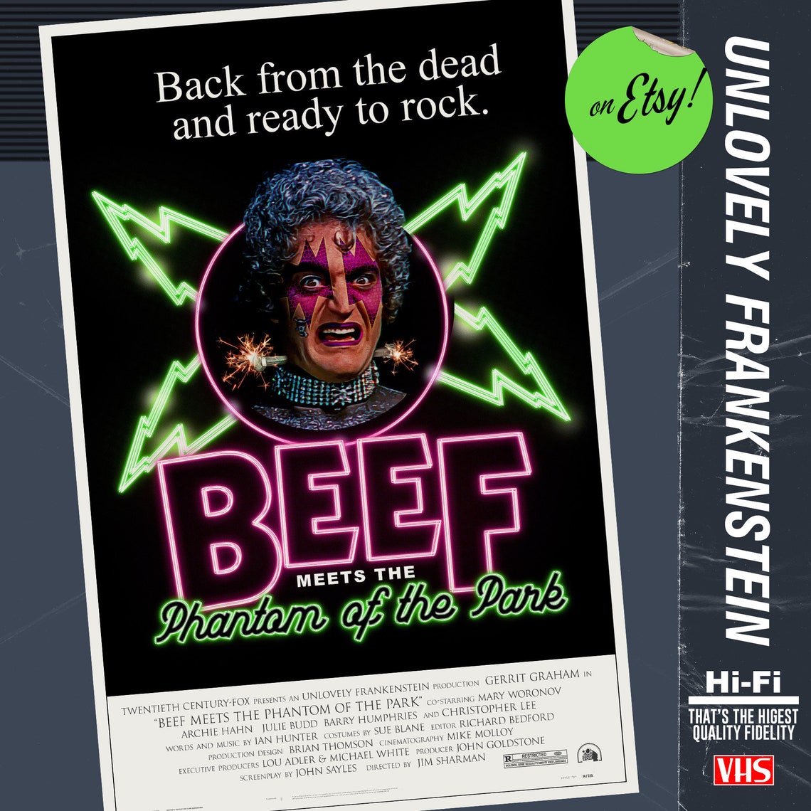 Phantom of the Paradise Sequel: Beef Meets the Phantom of the Park ...