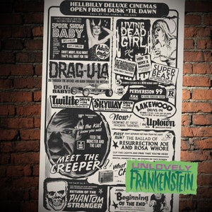 Rob Zombie Art Print: Hellbilly Deluxe Movie Listings | 11x17 Art Print ...