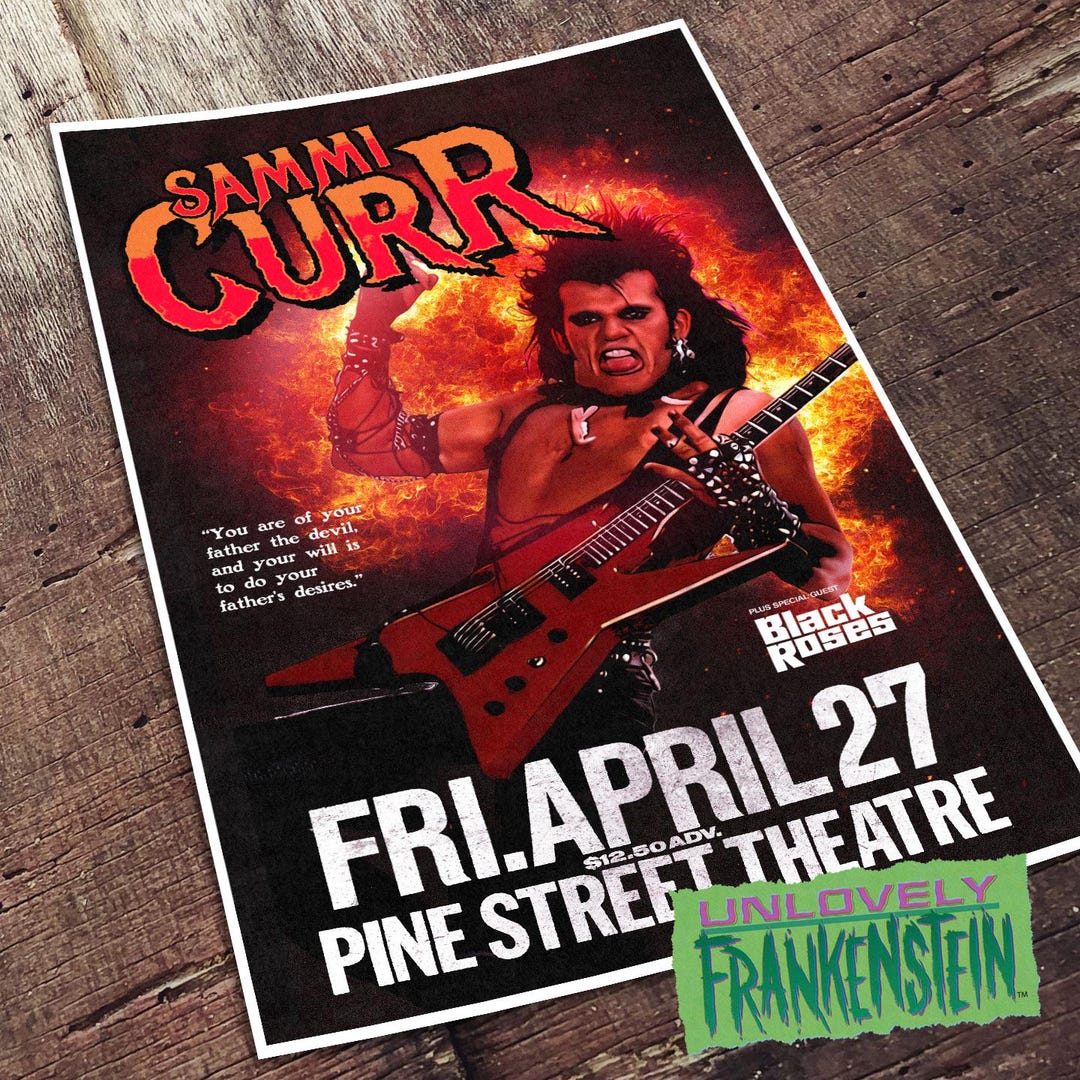 Sammi Curr Concert Poster | 11x17 Print - Etsy