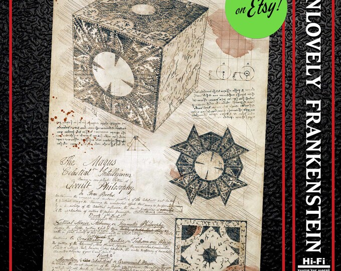 Hand Made Hellraiser Puzzle Box Coasters Set of 6 Stone Cast - Etsy Israel